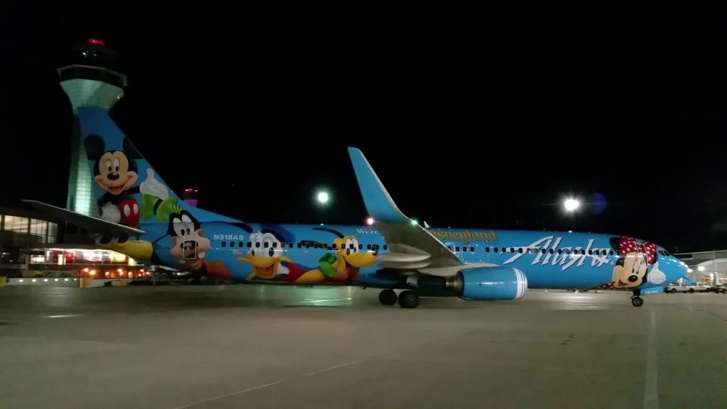 Alaska Airlines Disney Jet "Spirit of Disneyland II" Boeing 737-900