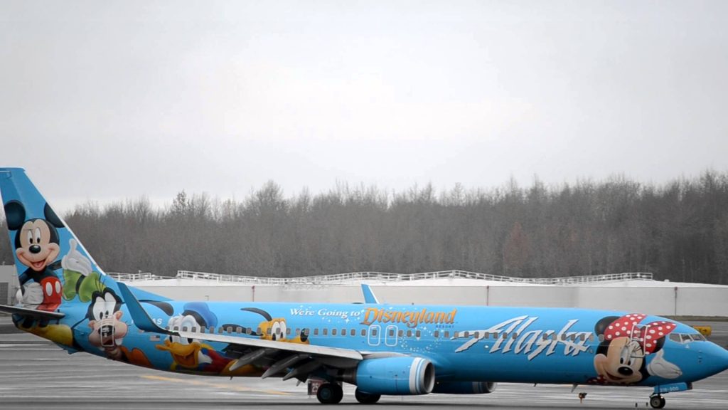 Alaska Airlines Disney Jet "Spirit of Disneyland II" Boeing 737-900