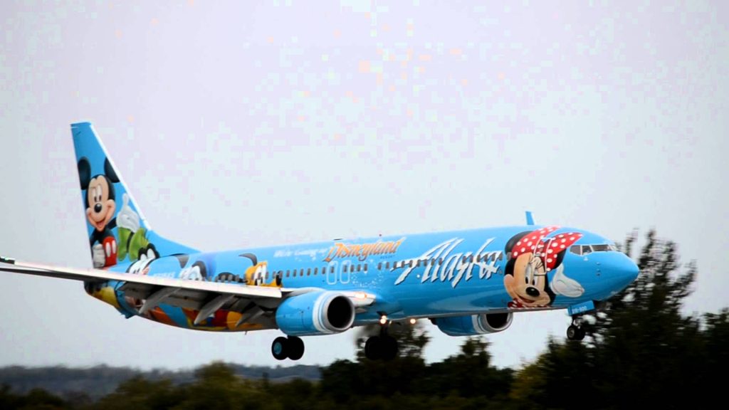 Alaska Airlines Disney Jet "Spirit of Disneyland II" Boeing 737-900