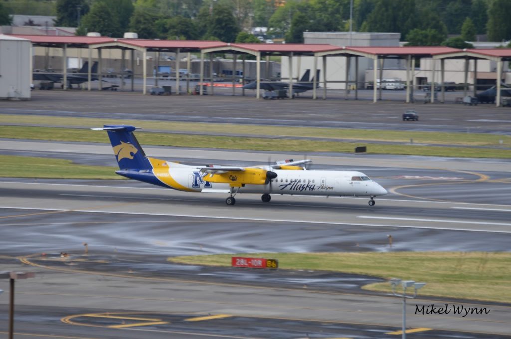 Alaska Airlines Bombardier Dash 8-Q400 Montana State University Bobcats ...