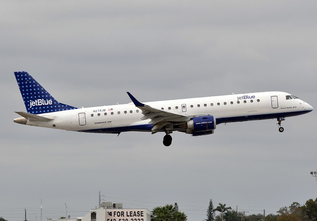 JetBlue Airways Fleet Embraer ERJ-190 Details and Pictures