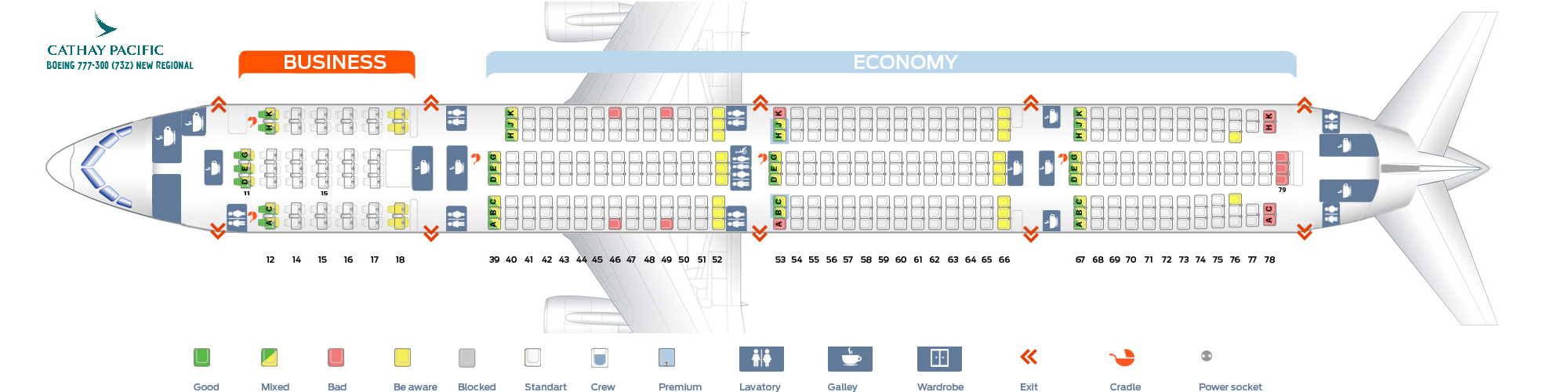Cathay Pacific Fleet Boeing 777-300/ER Details and Pictures
