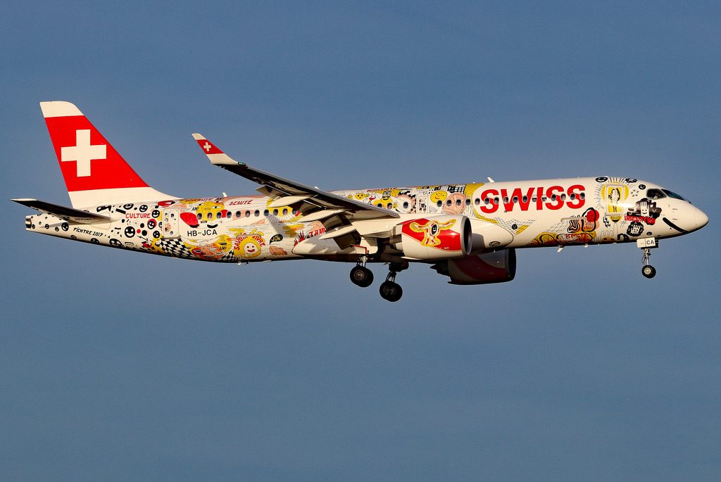 SWISS Fleet Bombardier CS300 Details and Pictures