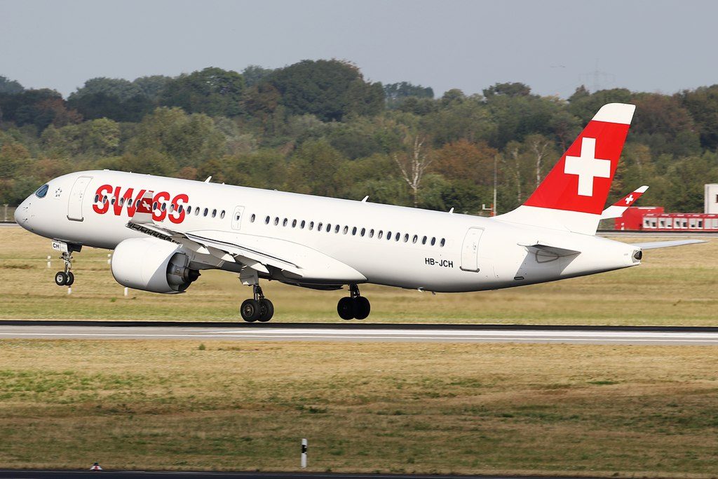 SWISS Fleet Bombardier CS300 Details and Pictures