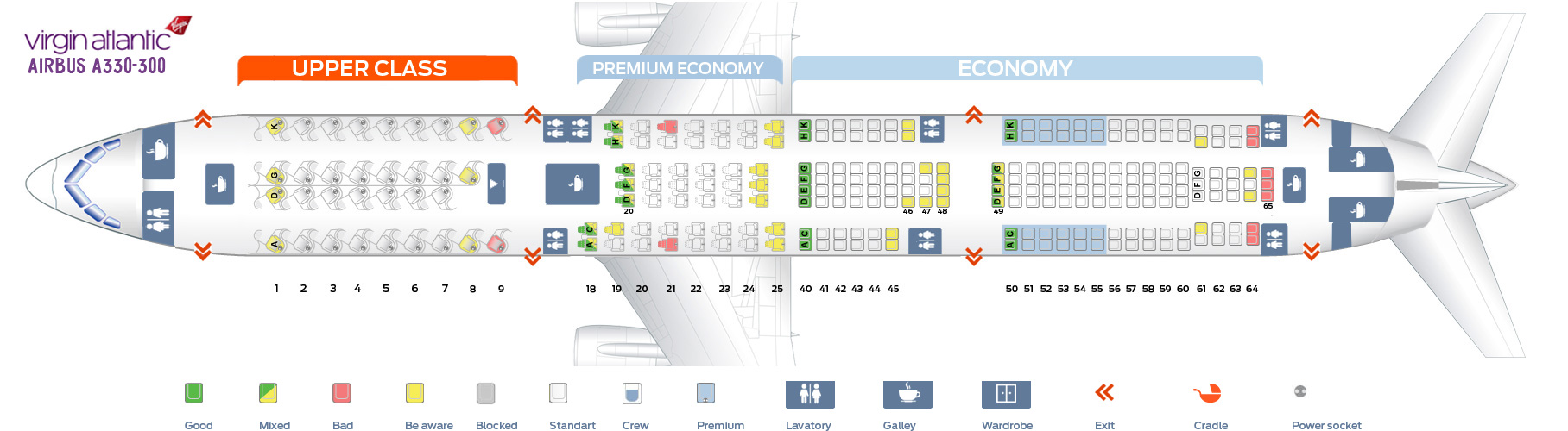 Virgin Atlantic Fleet Airbus A330-300 Details and Pictures