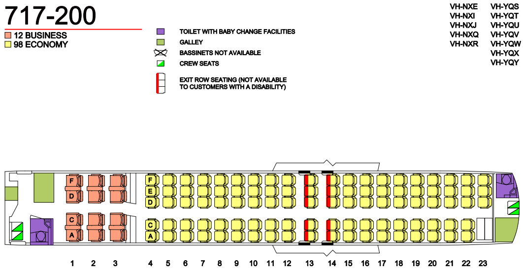 QantasLink Fleet Boeing 717-200 Details and Pictures