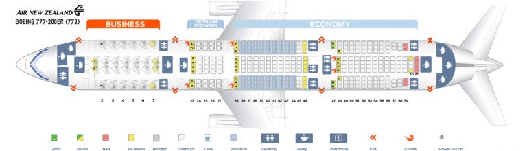 Air New Zealand Fleet Boeing 777-200ER Details and Pictures