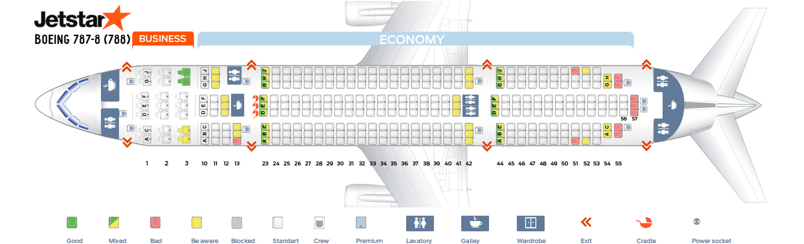 Jetstar Fleet Boeing 787-8 Dreamliner Details and Pictures