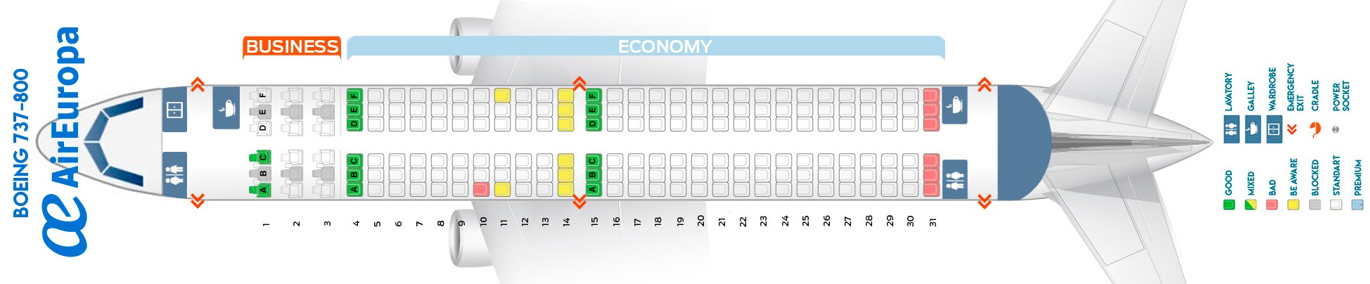 Air Europa Fleet Boeing 737-800 Details and Pictures