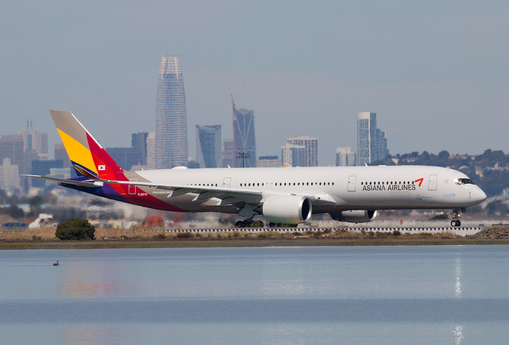 Asiana Airlines Fleet Airbus A350-900 Details and Pictures