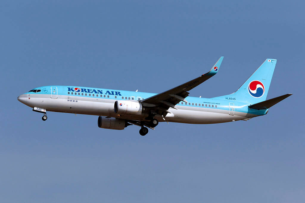 Korean Air Fleet Boeing 737-800 Details and Pictures