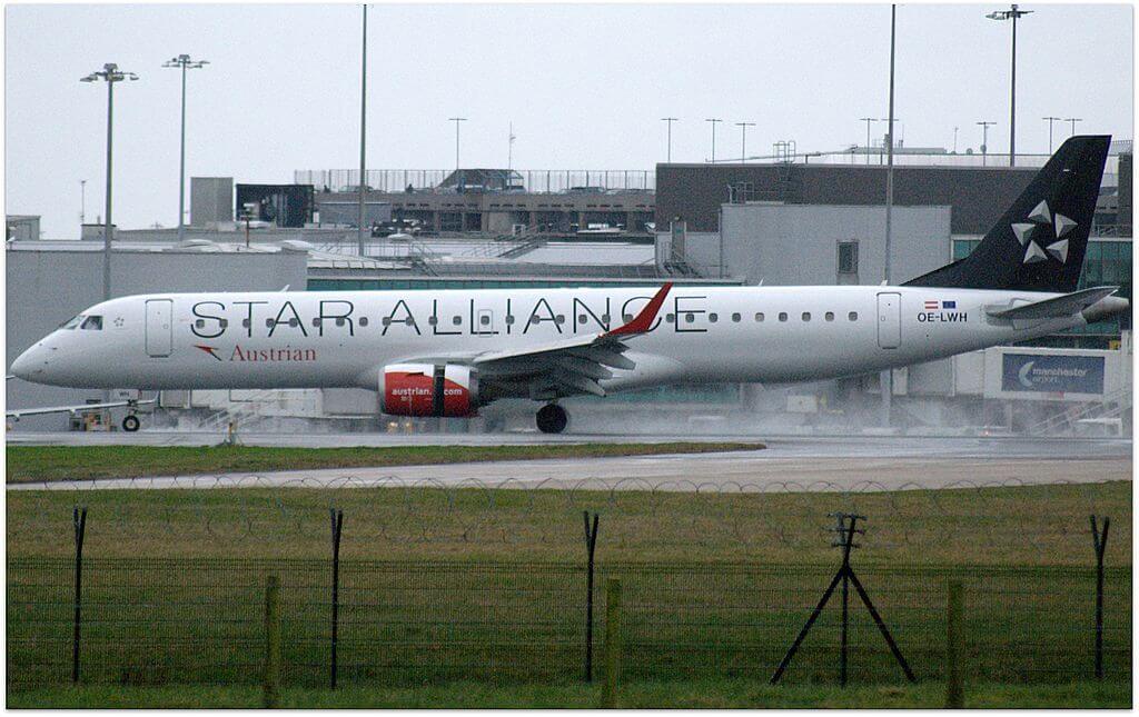 Austrian Airlines Fleet Embraer 195 Details and Pictures
