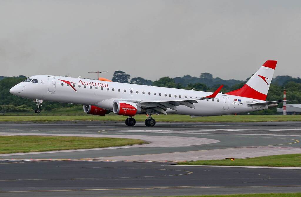 Austrian Airlines Fleet Embraer 195 Details and Pictures