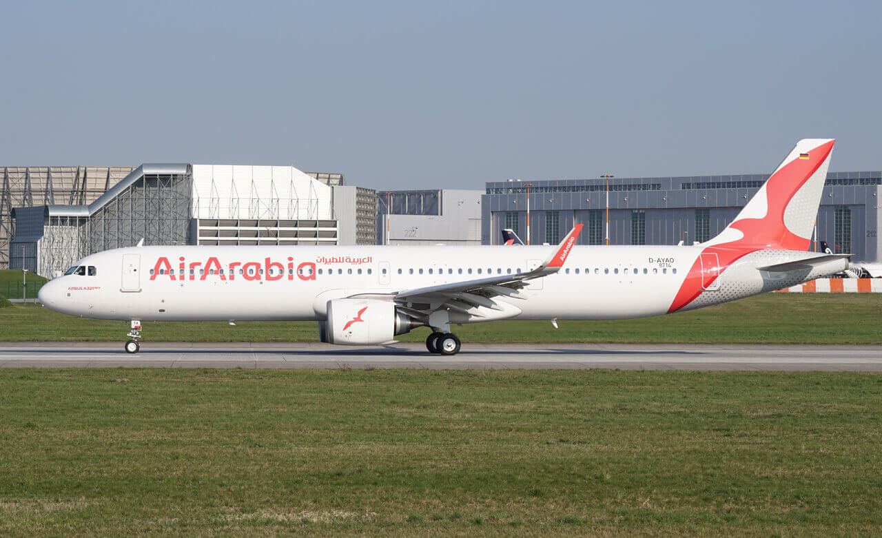 Air Arabia Fleet Airbus A321neo LR Details and Pictures