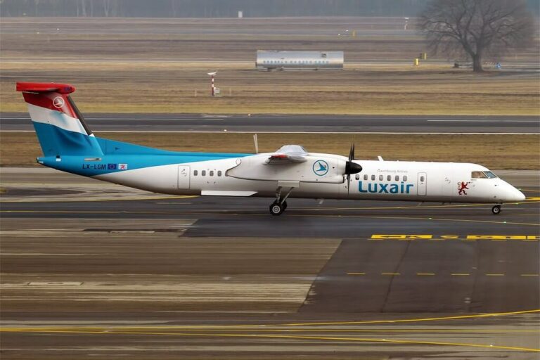 Luxair Fleet Bombardier Dash 8 Q400 Details and Pictures