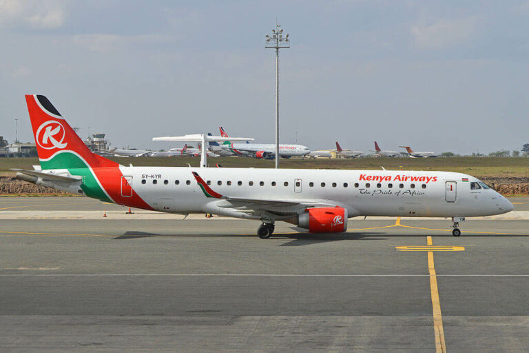 Kenya Airways Fleet Embraer E190 Details and Pictures