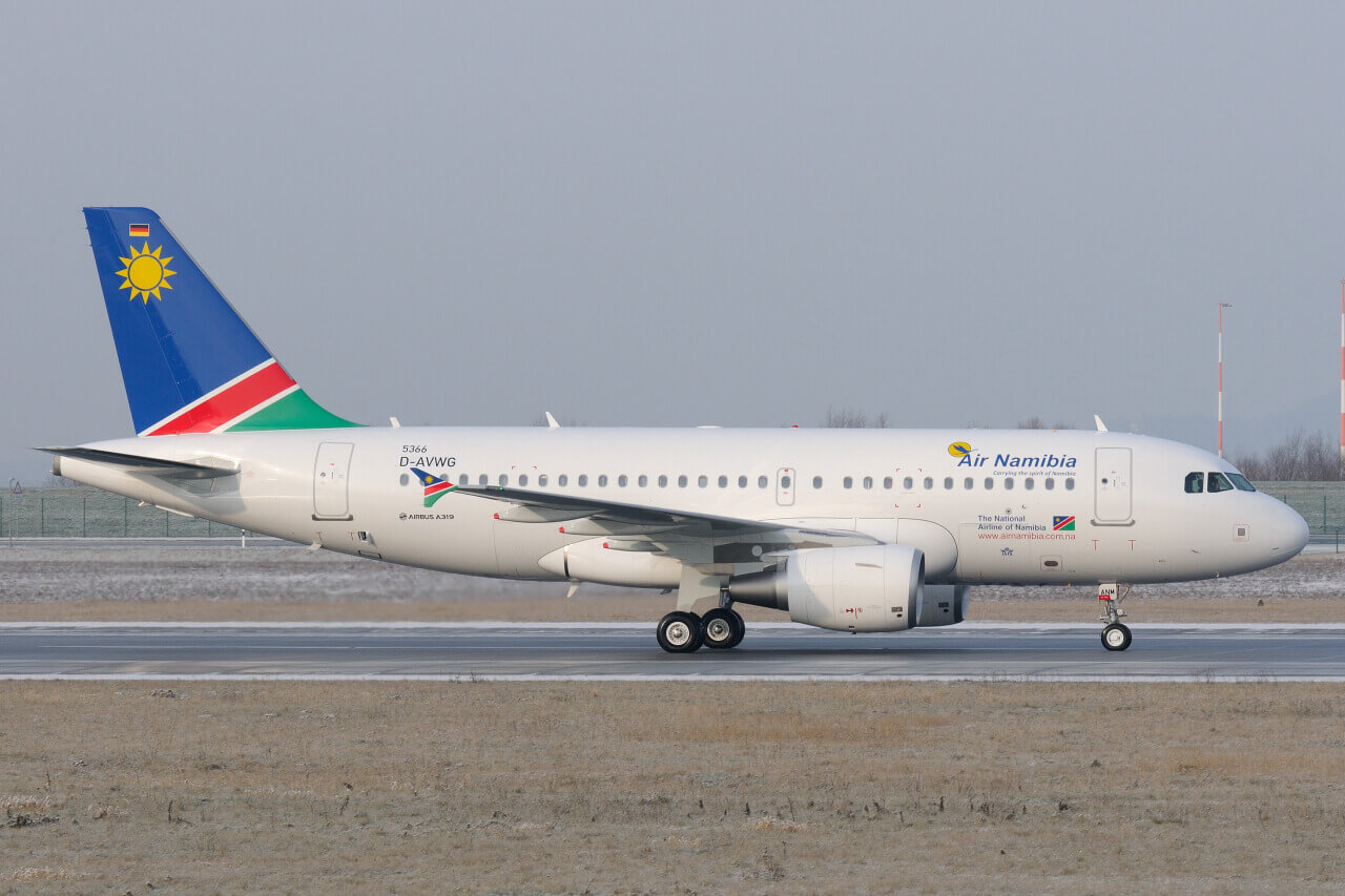 Air Namibia Fleet Airbus A319-100 Details and Pictures